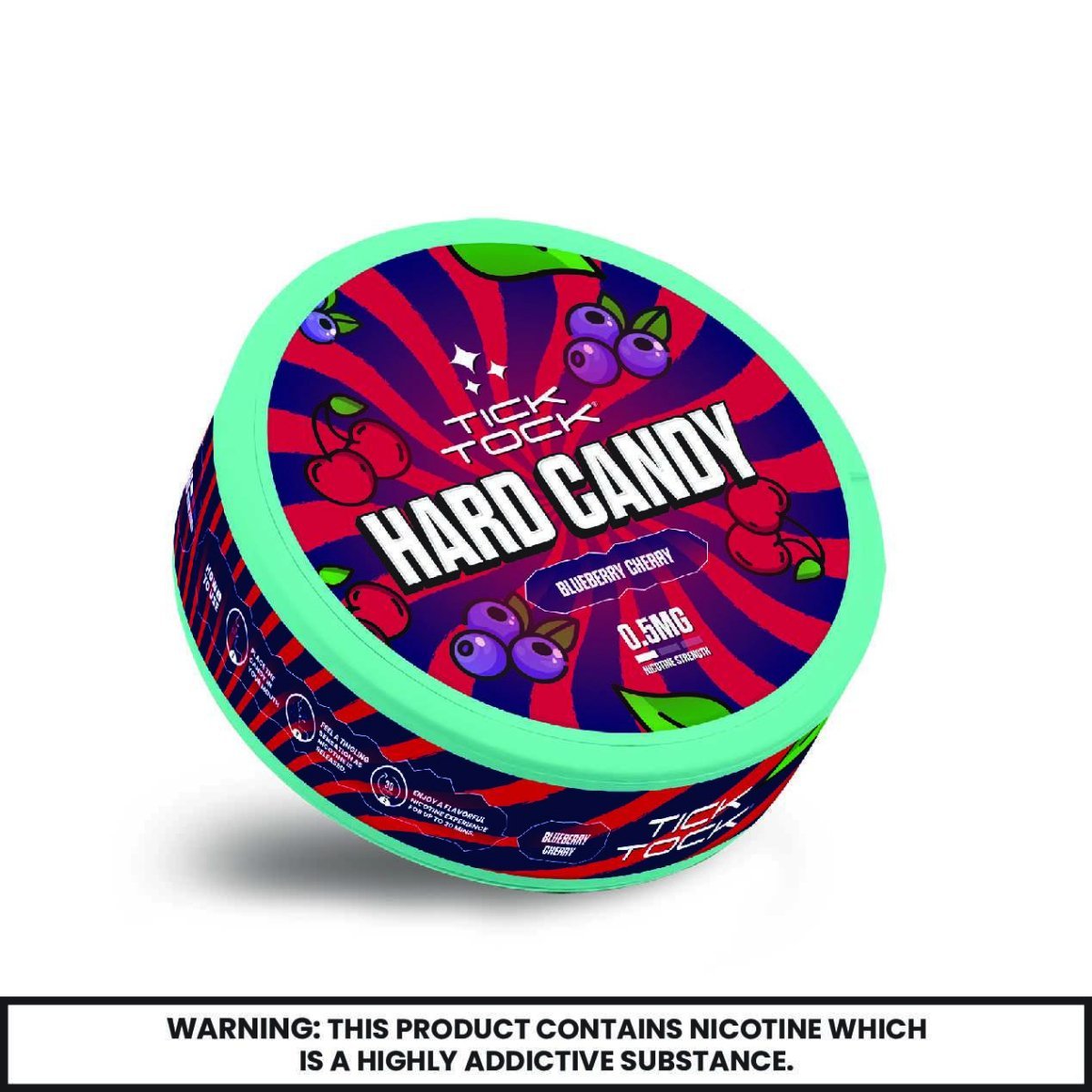 Tick Tock Nicotine Hard Candy - Pack of 5 – Rockafella Distro